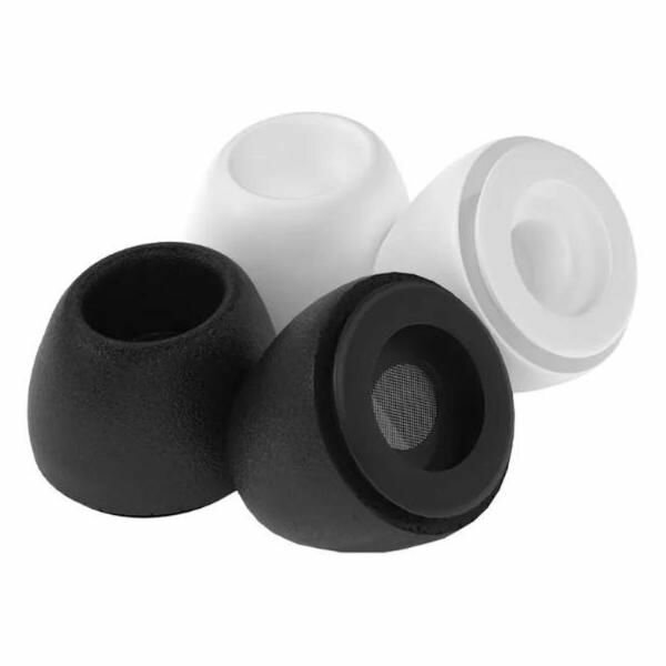 Амбушюры (насадки) для наушников LYAMBDA E-PRO-S для Apple AirPods Pro Белый/Черный