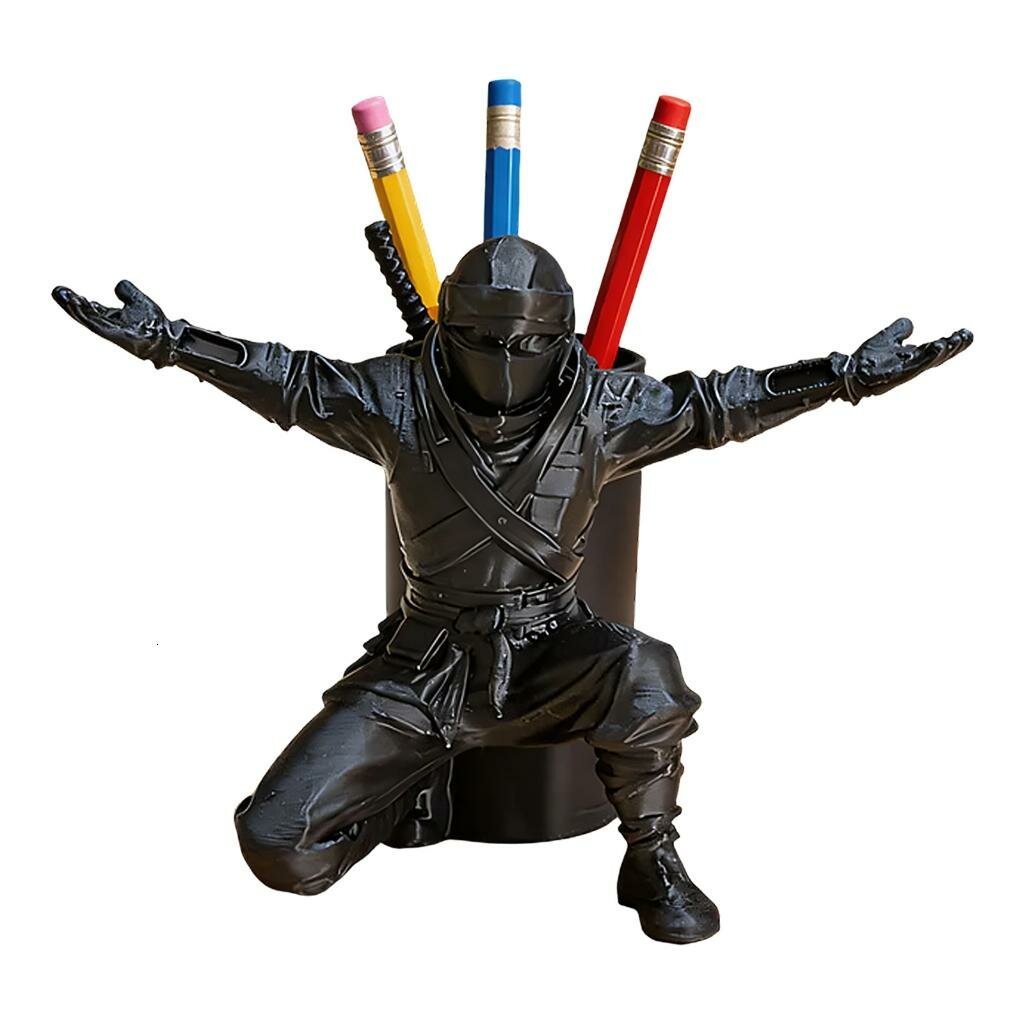 Подставка для ручек 3D, Черный