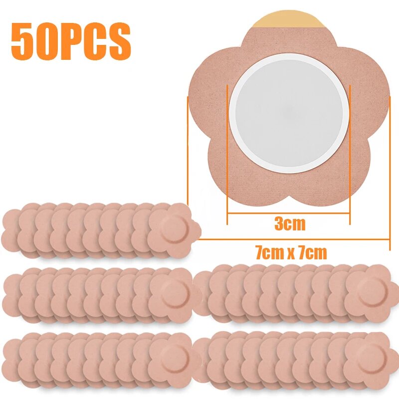 Патчи для пупка с касторовым маслом YUELONG 50pcs 7x7cm A