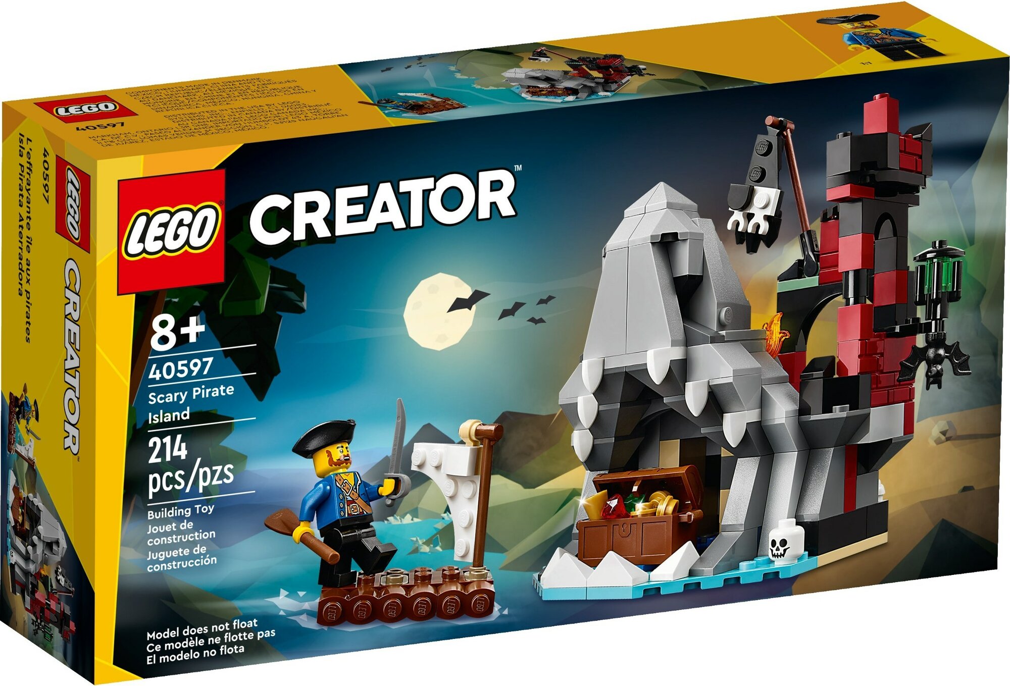 Конструктор LEGO Creator 40597 Scary Pirate Island, Страшный пиратский остров