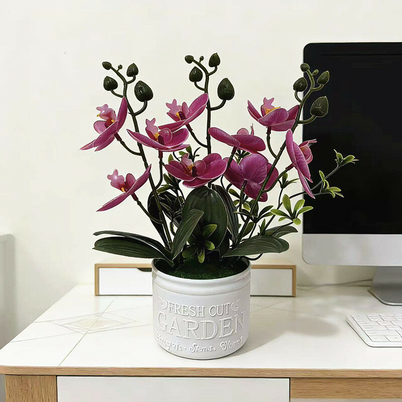 Butterfly orchid flower with base for wedding home and restaurant interior decoration style g