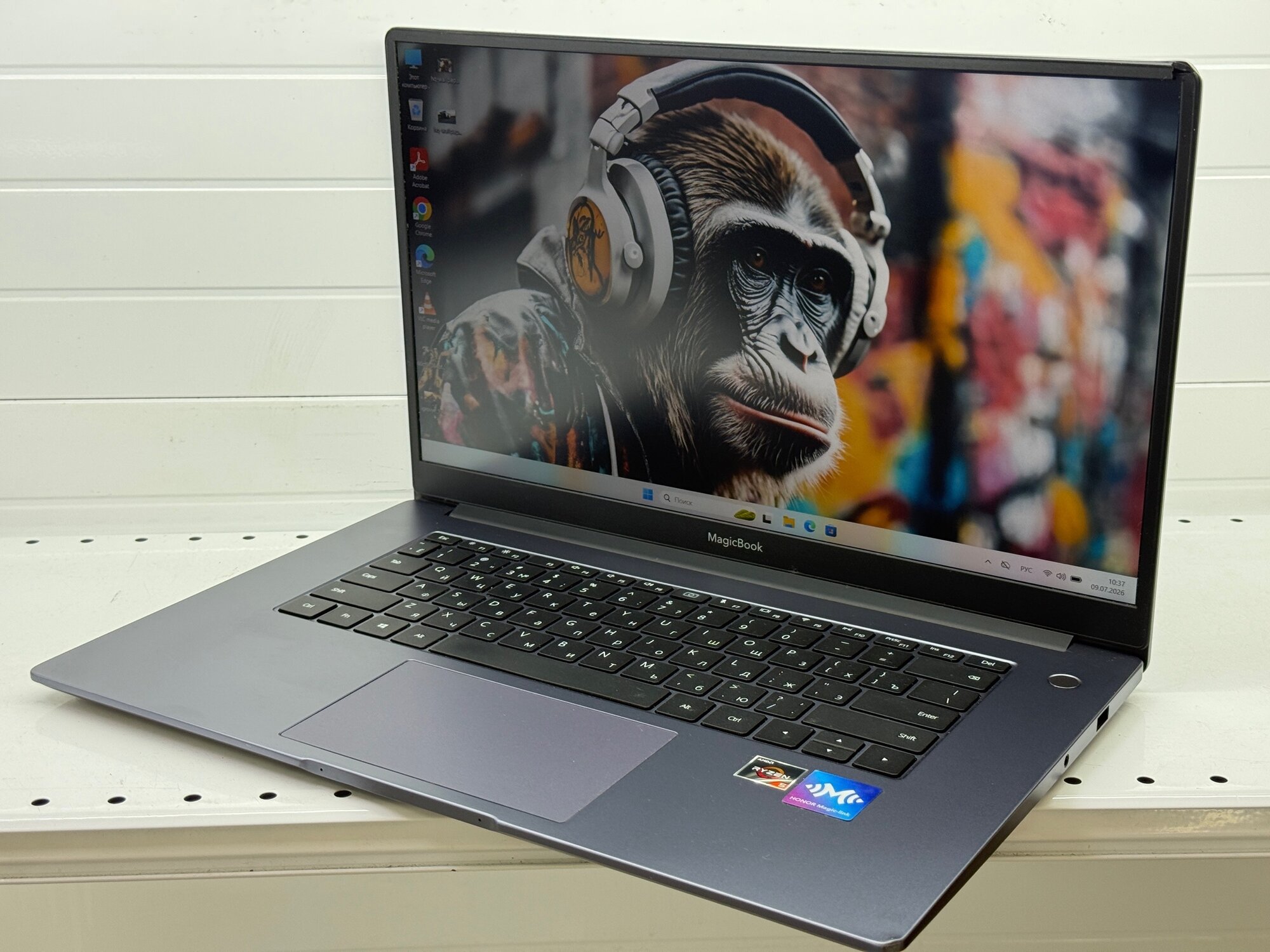 Ноутбук Honor magicbook 15, RAM 8/512 ГБ, AMD Ryzen 5-3500, Серый