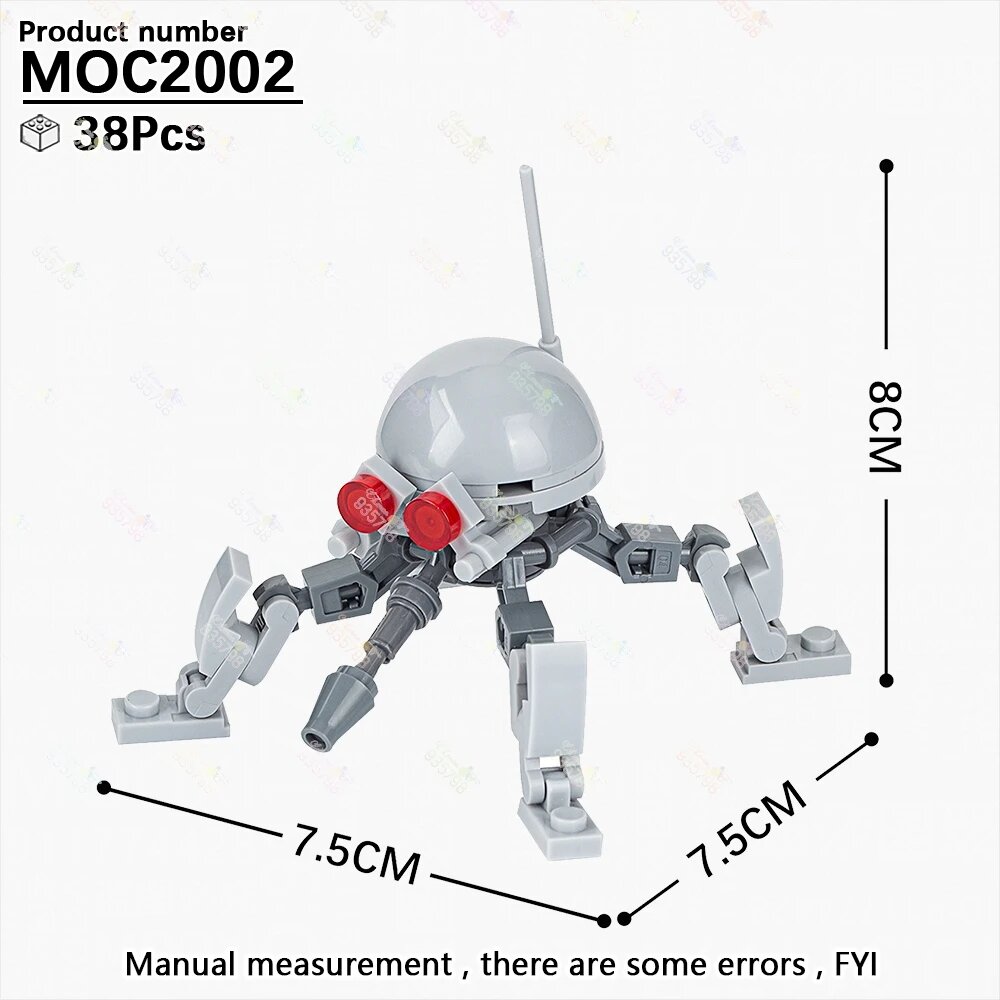 MOOXI MOC Space War Series набор строительных блоков Белый, MOC2002