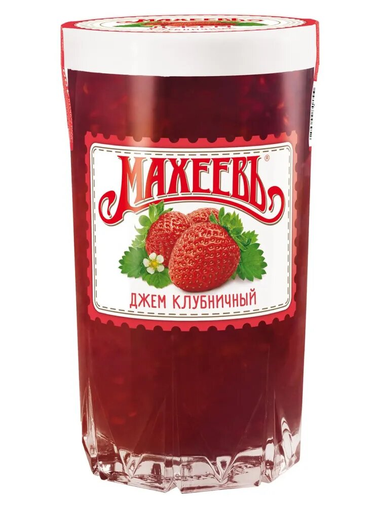 Джем Махеевъ клубничный в стакане, 400 г