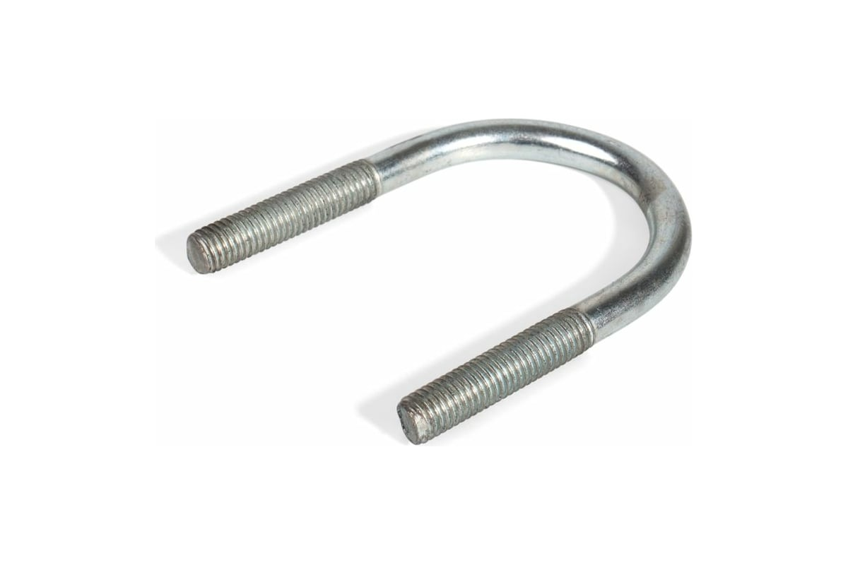 U-образный хомут FORTISFLEX болт оцинкованный 5", М12 {63129} (1 шт)