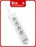 Сетевой фильтр TopOn TOP-PWS4 4 розетки, 3 USB, Type-C, PD 20W QC...
