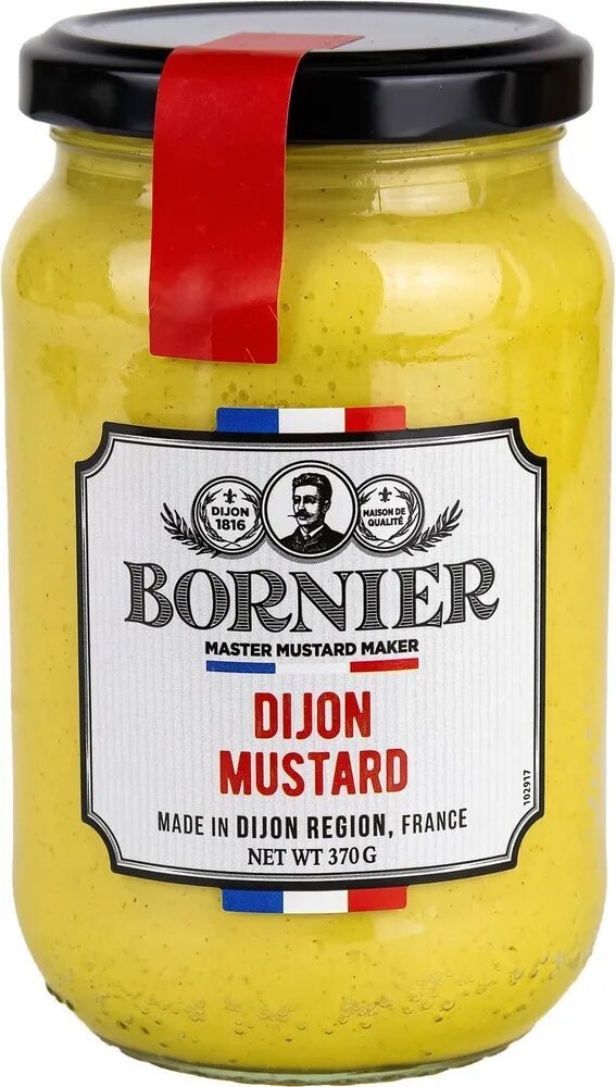 Горчица Bornier Дижонская без сахара, 370г