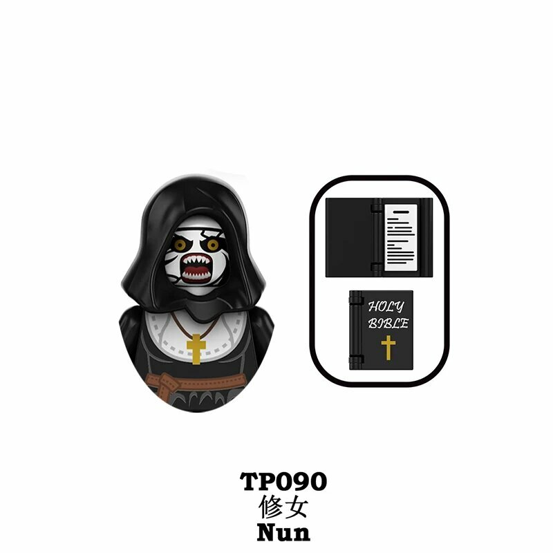 Конструкторы Warner Bros. Terrifier Death Megan из пластика Черный, TP090