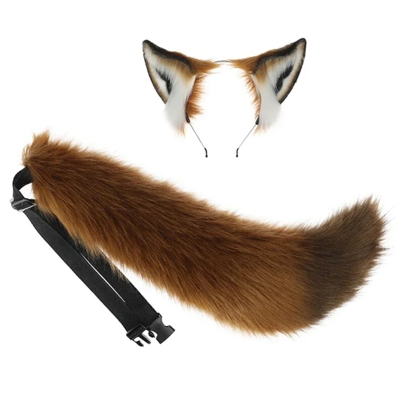 Fox Ears and Tail Set F2-60cm