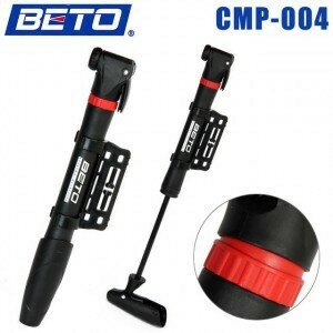 BETO 004 Портативный насос для велосипедов, совместимый с клапанами Presta и Schrader, подходит для горных велосипедов,