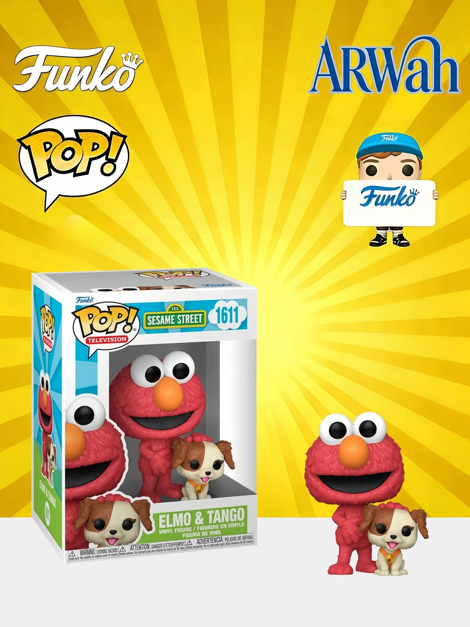 Фигурки Funko Pop! TV: Sesame Street - Elmo & Tango(1611)80143