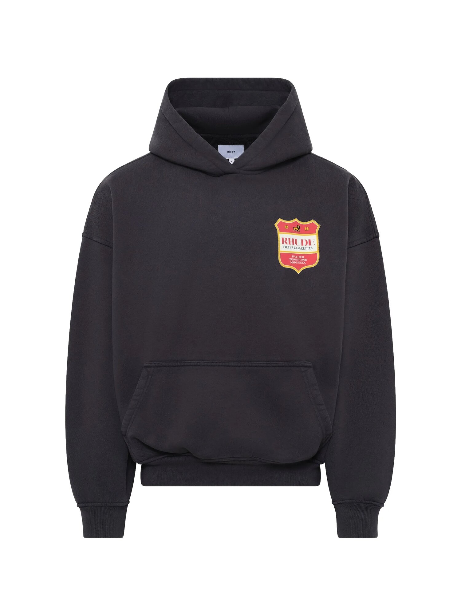 Худи Rhude Crest-graphic kangaroo-pocket hoodie