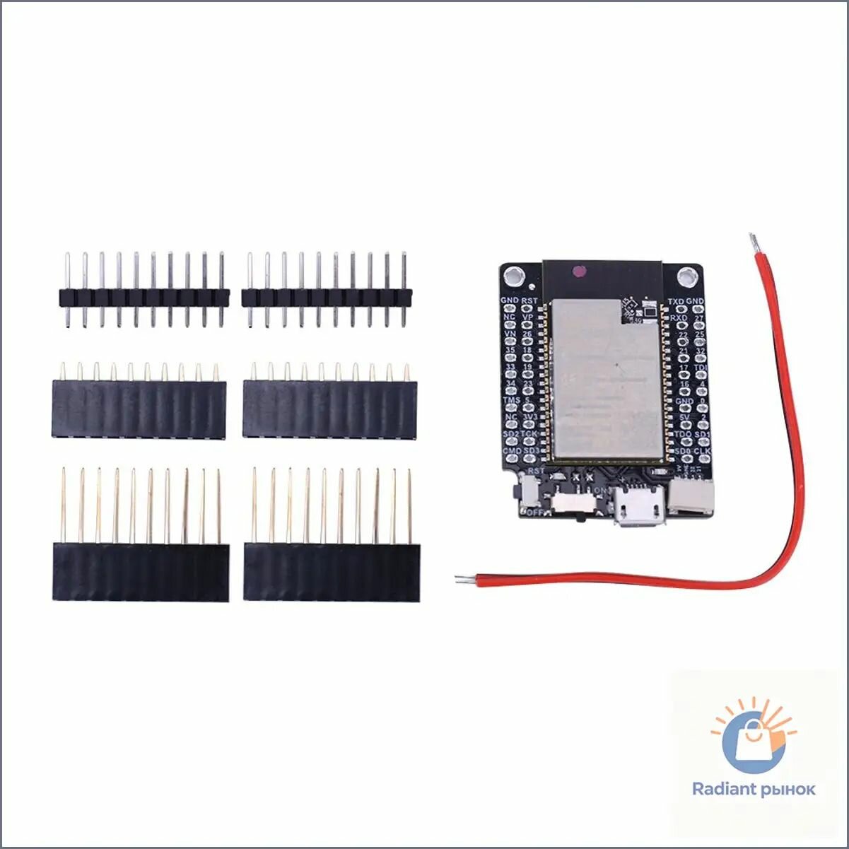 Модуль разработки ESP32-WROVER-B с Wi-Fi, Bluetooth и встроенной зарядкой аккумулятора