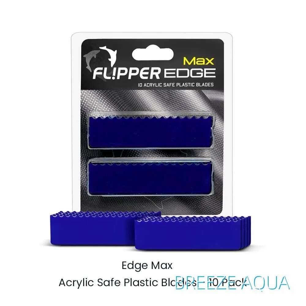 Flipper Edge Max 2 в 1 Плавающий магнитный стеклянный акриловый аквариум для рыбок Очиститель аквариумных водорослей с двумя лезвиями