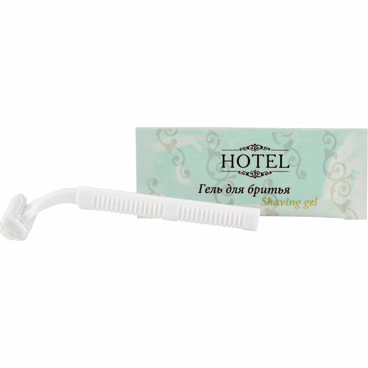 Бритвенный набор Hotel в мягкой упаковке, 200шт.