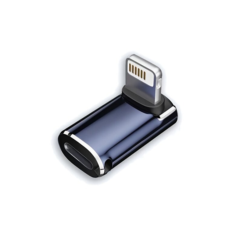 Переходник Type-C (гнездо) на Lightning (штекер) с быстрой зарядкой PD 27W для iPhone