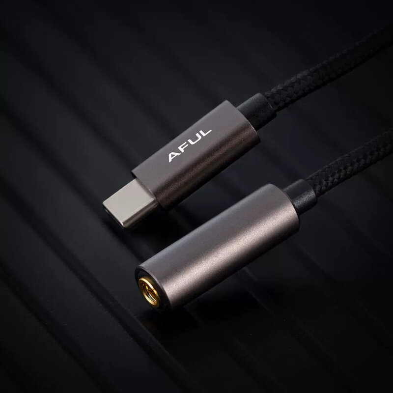 AFUL PM02 Портативный мини-амплитудный усилитель для наушников с USB-C, без потерь Hi-Fi, односторонний выход 3,5 мм