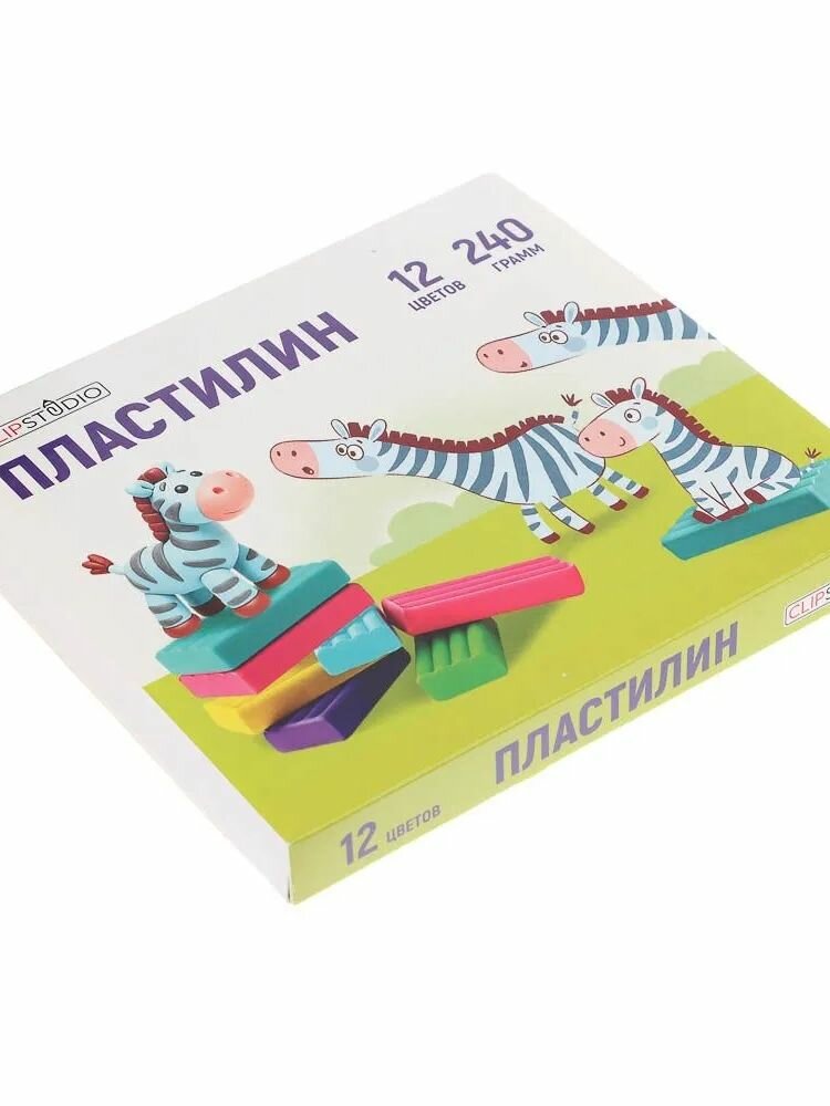 Пластилин 12 цветов