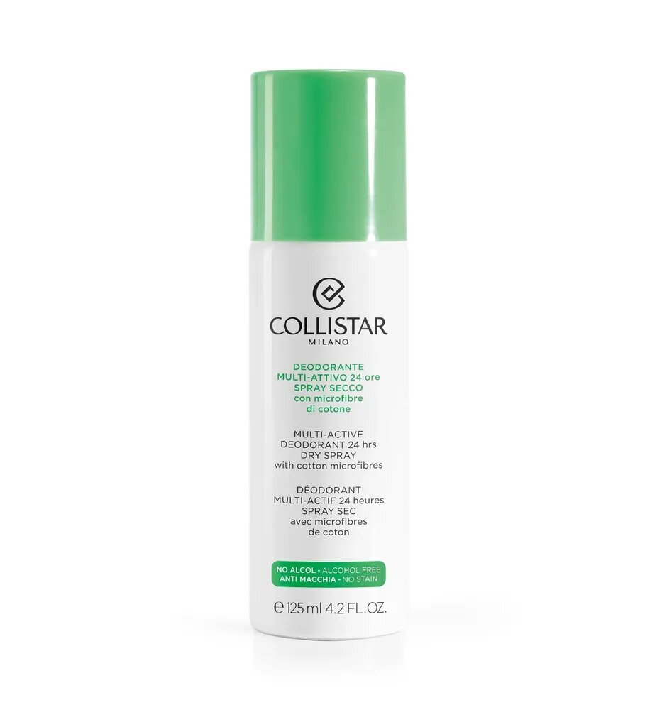 Спрей-дезодорант, 125 мл, COLLISTAR MULTI-ACTIVE DEODORANT 24H DRY SPRAY