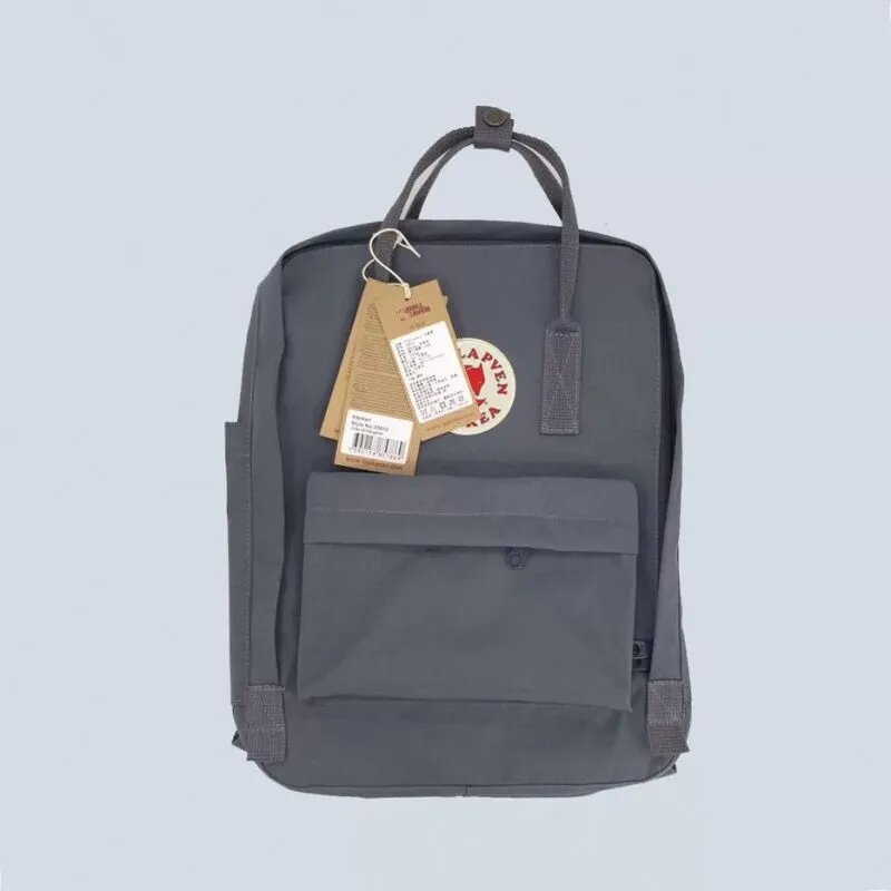 Рюкзак Fjällräven Kånken, средний, 20 л, серый графит, материал: искусственные материалы