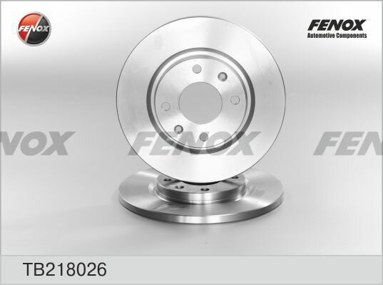 Tb218026 Диск тормозной Fenox для Citroen C2 03-, C3 02-09, Berlingo 96-08, Peugeot Partner, Ranch 96-08