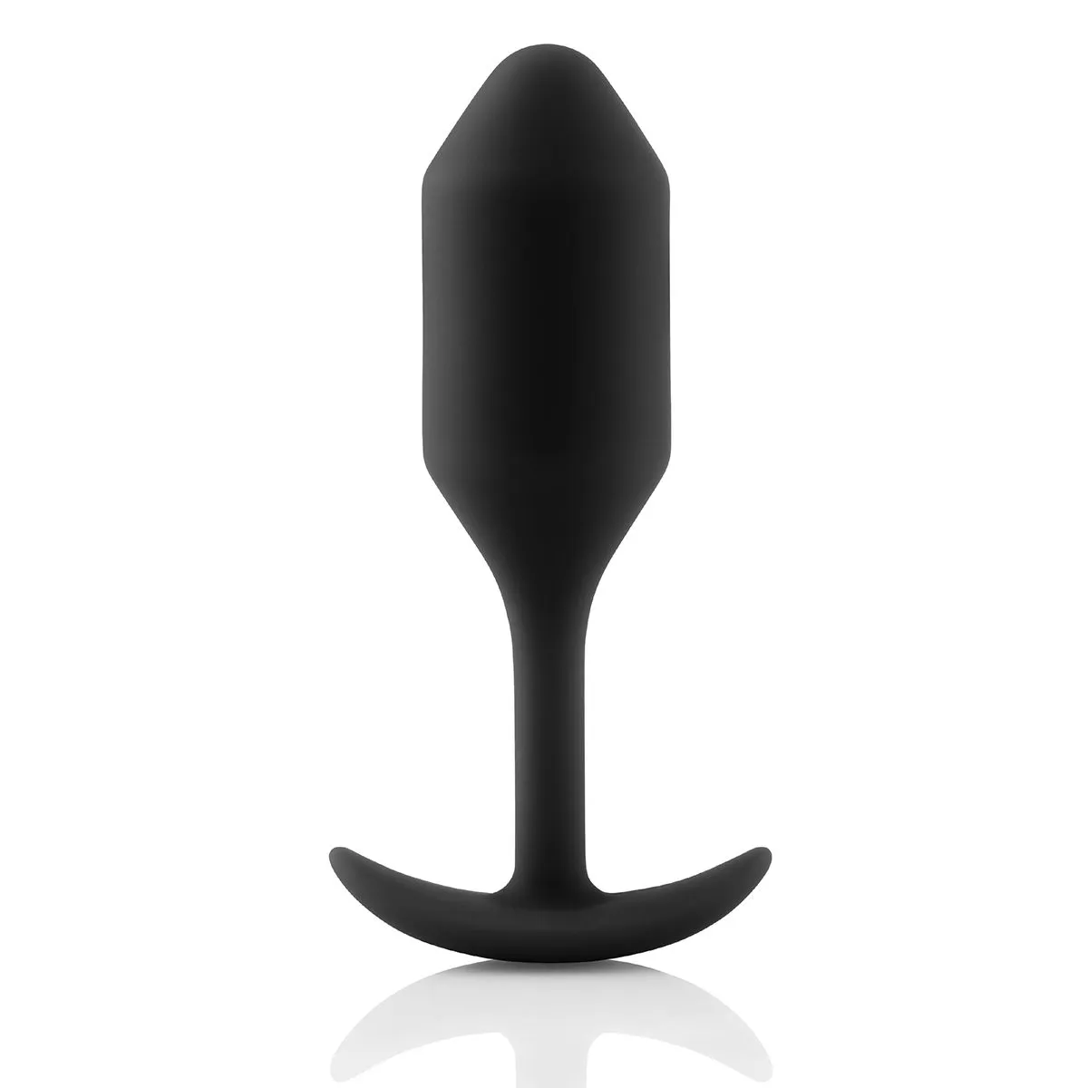 27480 B-Vibe Snug Plug 2, черная. Анальная пробка из силикона