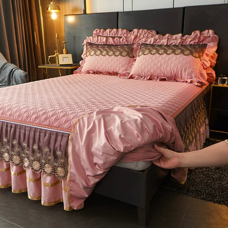 Life Elegance Дамасский Красный 150x200см Двухв одном Бельевой Накидка и Пододеяльник Одна