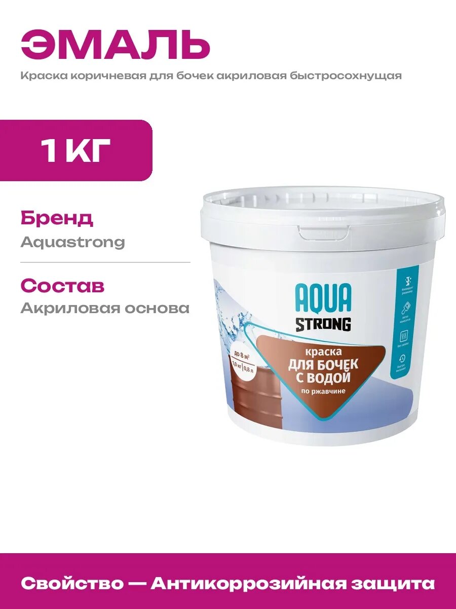 Антикоррозийная краска для металлических бочек и резервуаров