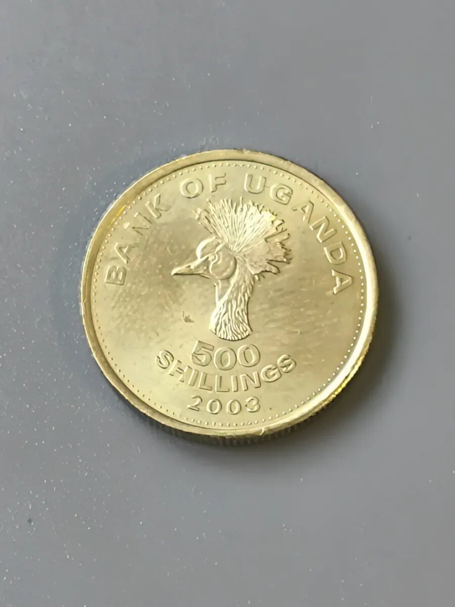 Монета 500 шиллингов Уганда, 2003 г.