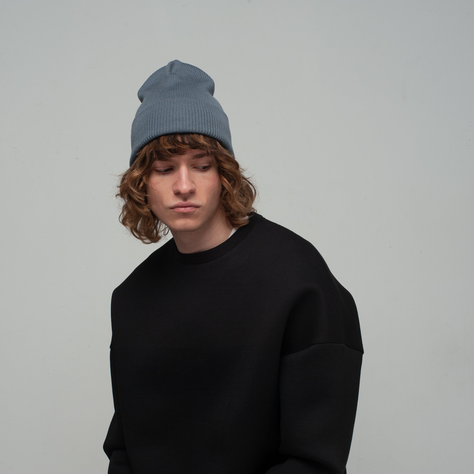 Шапка-бини Check Ya Head для мужчин и женщин, размер ONESIZE, стальной — фото 1