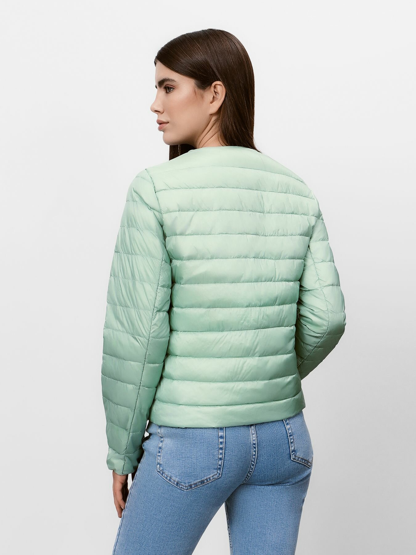 Куртка JUST CLOTHES Весна-лето 2025, размер 42, зеленый — фото 1