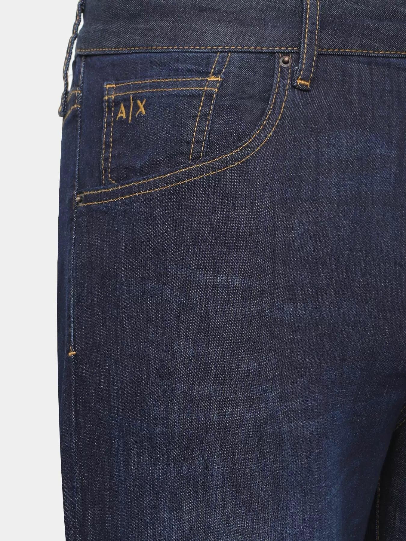 Джинсы зауженные Armani Exchange, размер 31L, темно-синий — фото 1