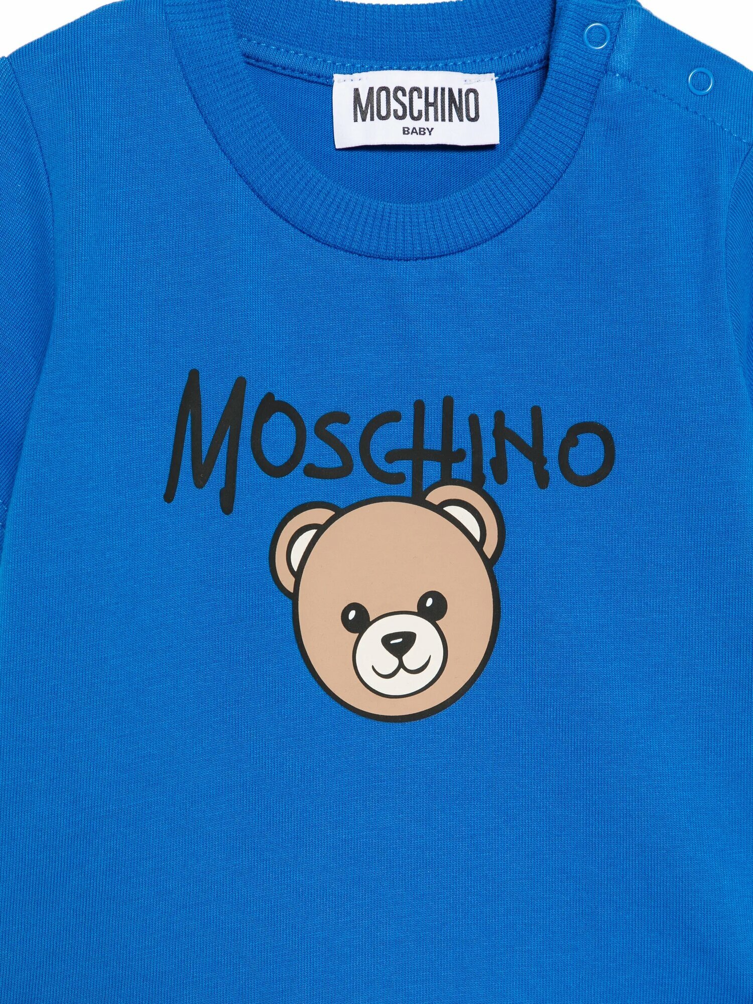 Футболка MOSCHINO Teddy Bear, размер 2 года, Синий принт — фото 1