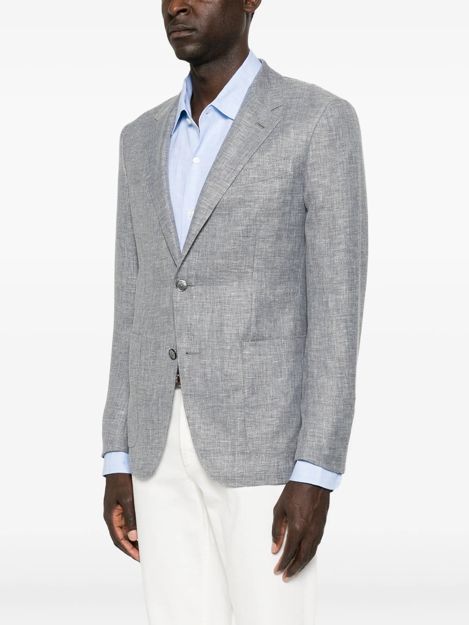 Куртка Ermenegildo Zegna Single-breasted notch-lapel jacket, размер 52 — фото 1