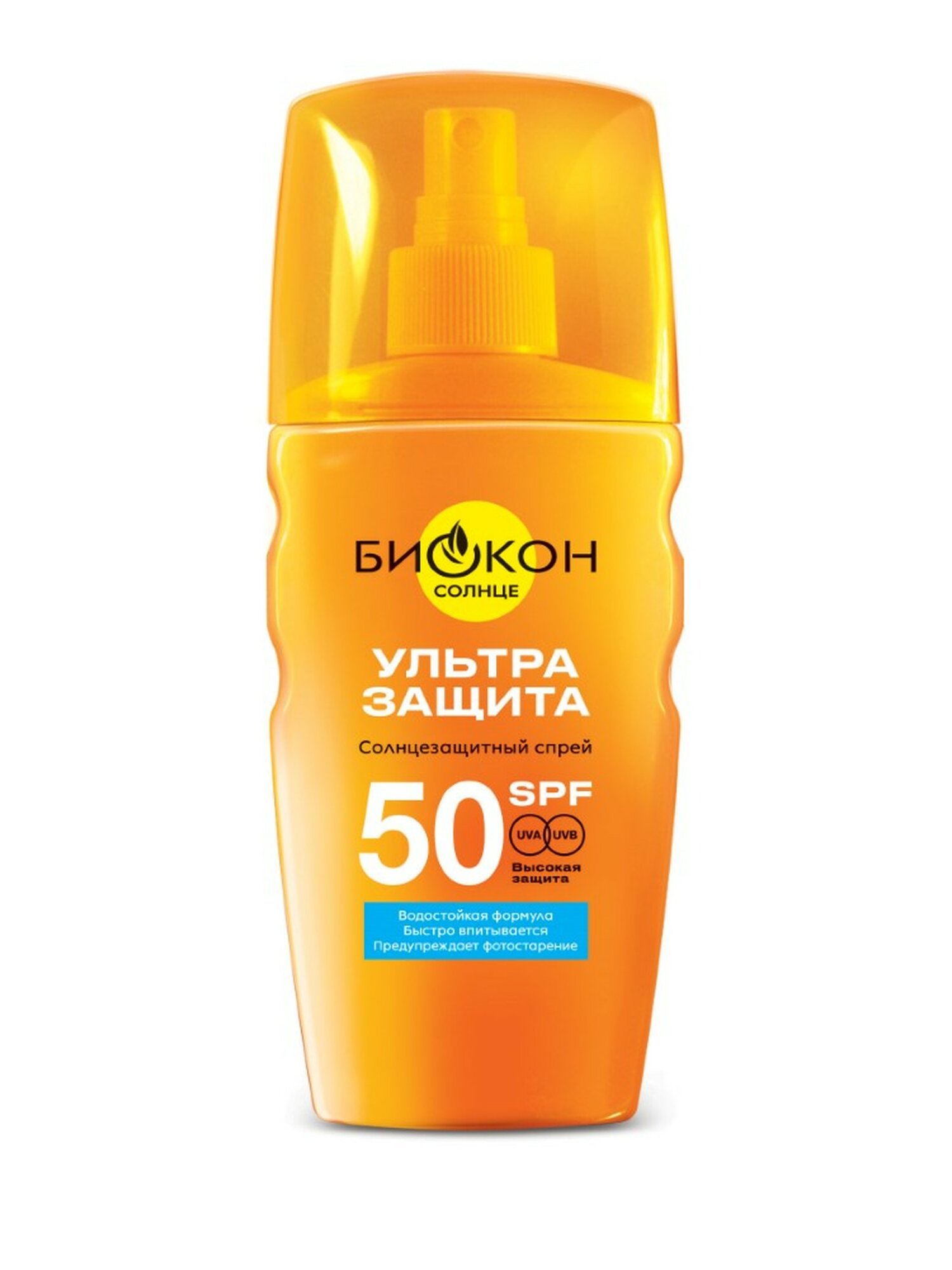 Биокон спрей солнцезащитный SPF50 160МЛ — Спрей солнцезащитный флакон, 160 мл