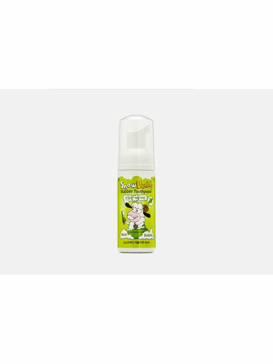 Детская зубная паста-пена Snow Buddy Bubble Toothpaste Mint 45 мл