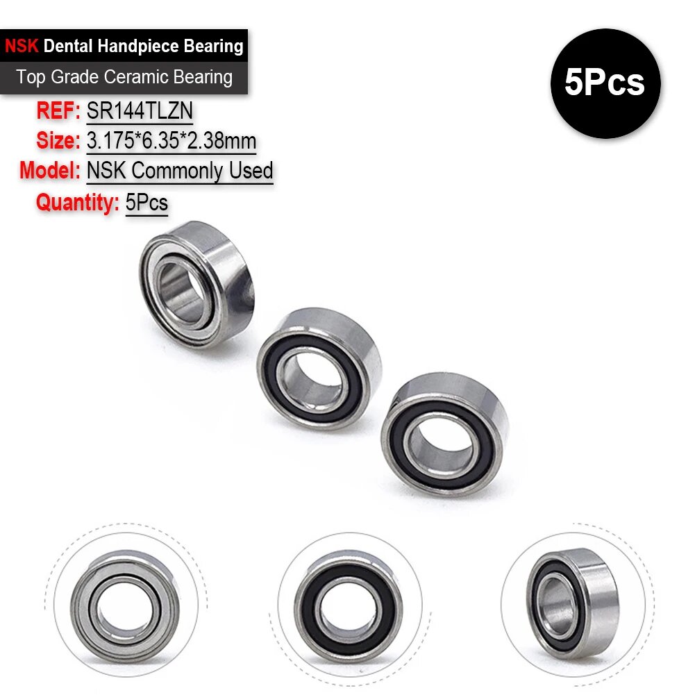 5 шт. Стоматологические подшипники NEWTRY SR144TLZN 5Pcs - Top Grade