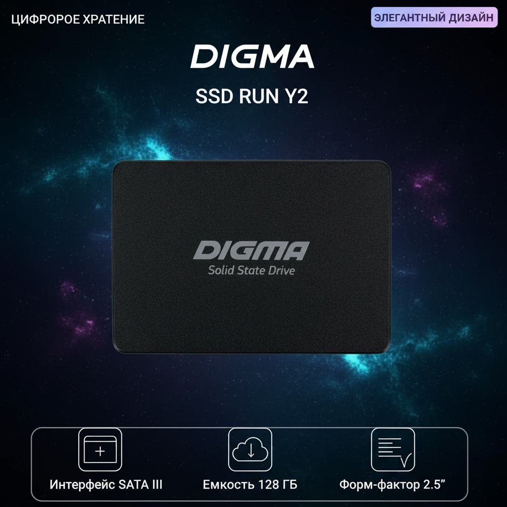 Digma Run S9 1 ТБ SATA III 2,5 дюйма — эксклюзивное высокоскоростное и высокопроизводительное устройство хранения данных