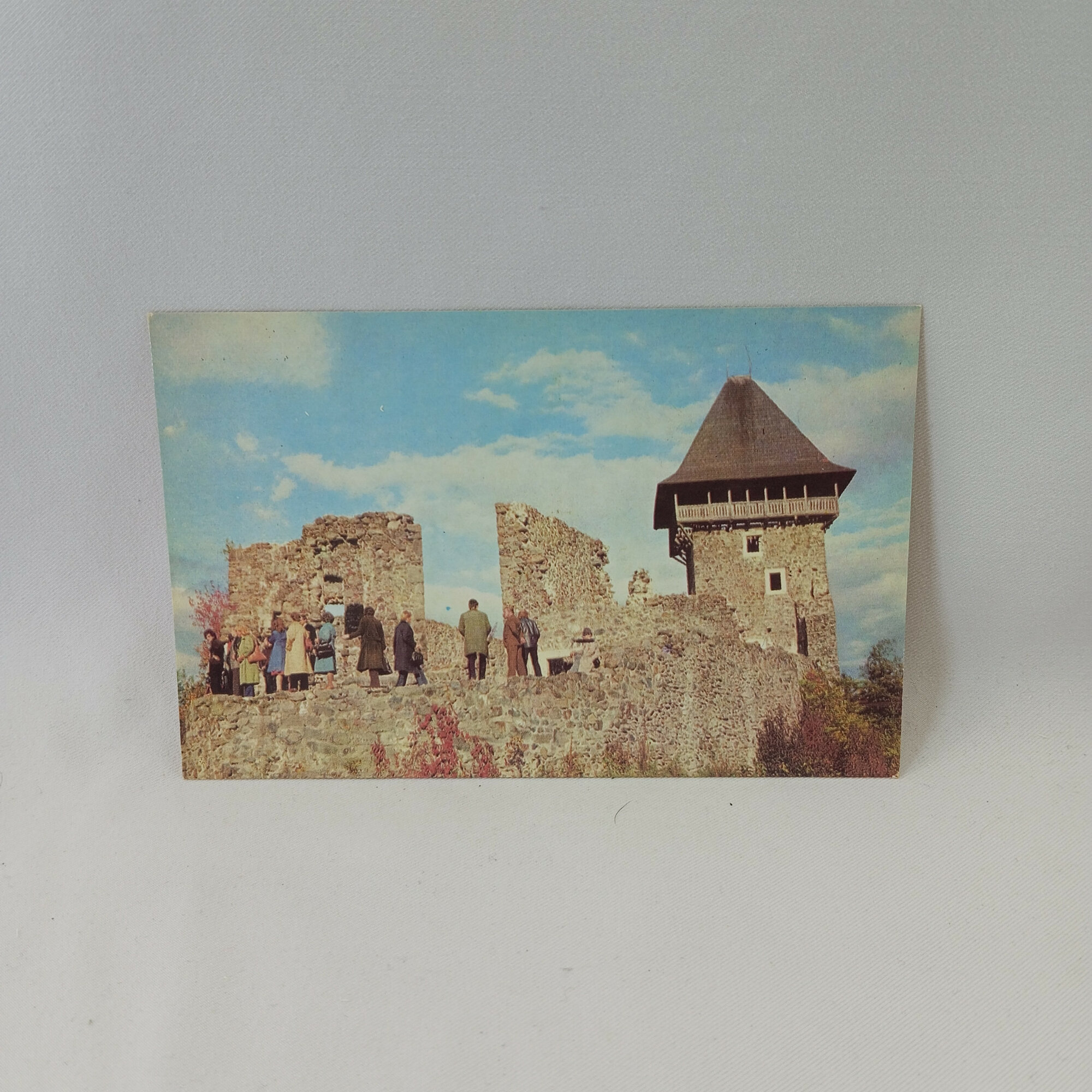 Открытка советская СССР. Ужгород, Невицкий замок, памятник архитектуры, города, винтаж