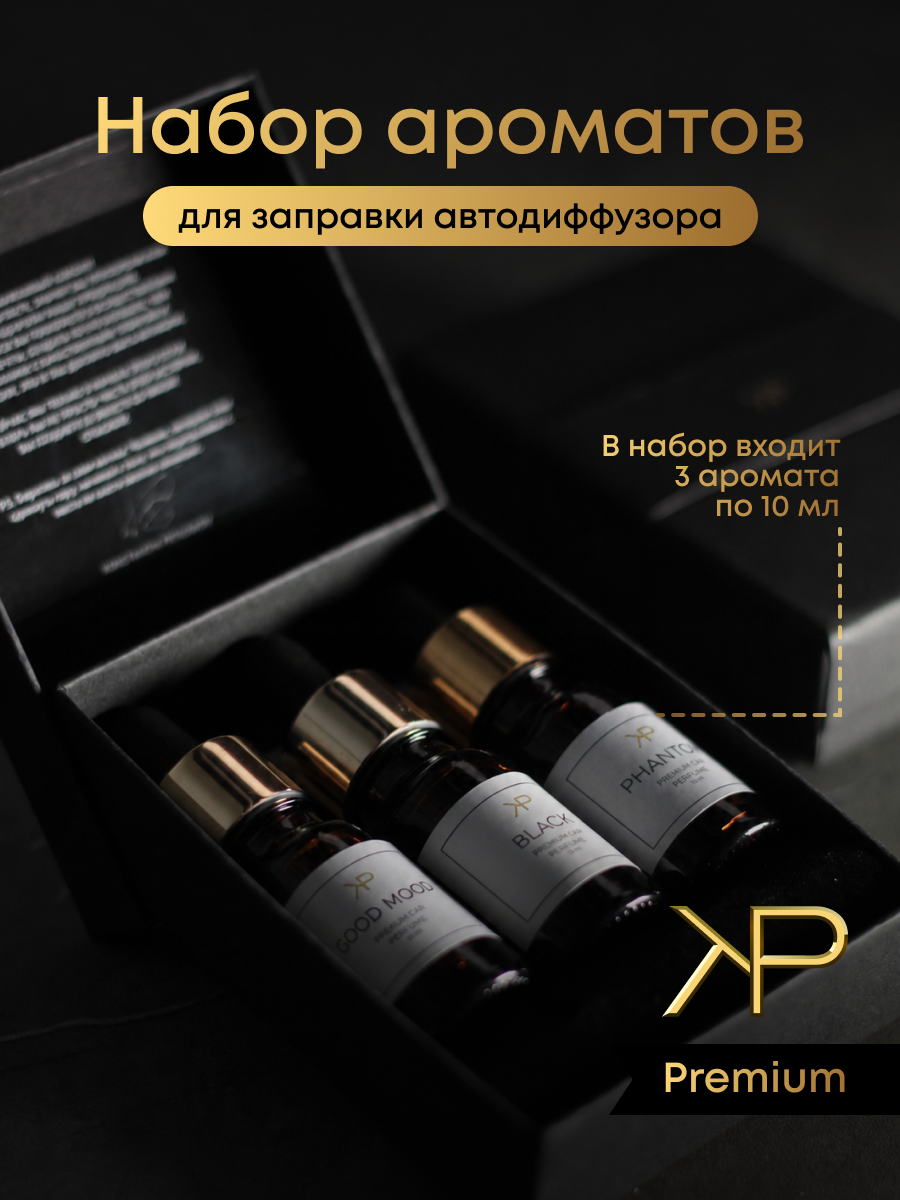 Подарочный набор дозаправок ароматизатора авто