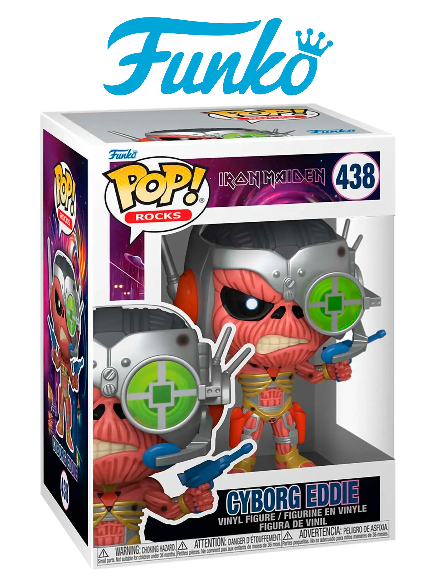 Фигурка Funko POP! Cyborg Eddie (438) Iron Maiden