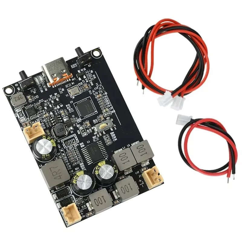 Плата Усилителя Bluetooth DC 5V 2x10W С Двухканальным Алгоритмом Усиления Басов, Модуль BT Типа C