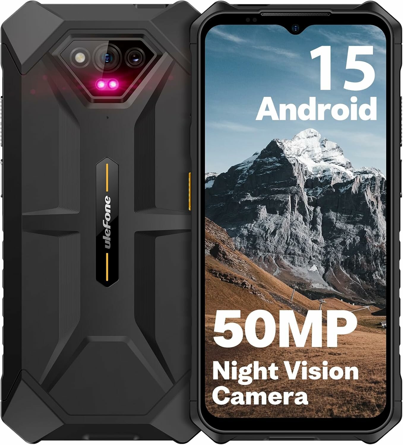 Ulefone Armor X13 — защищенный телефон, 12 (6+6) ГБ 64 ГБ, экран 6,52 дюйма, аккумулятор 6320 мАч.
