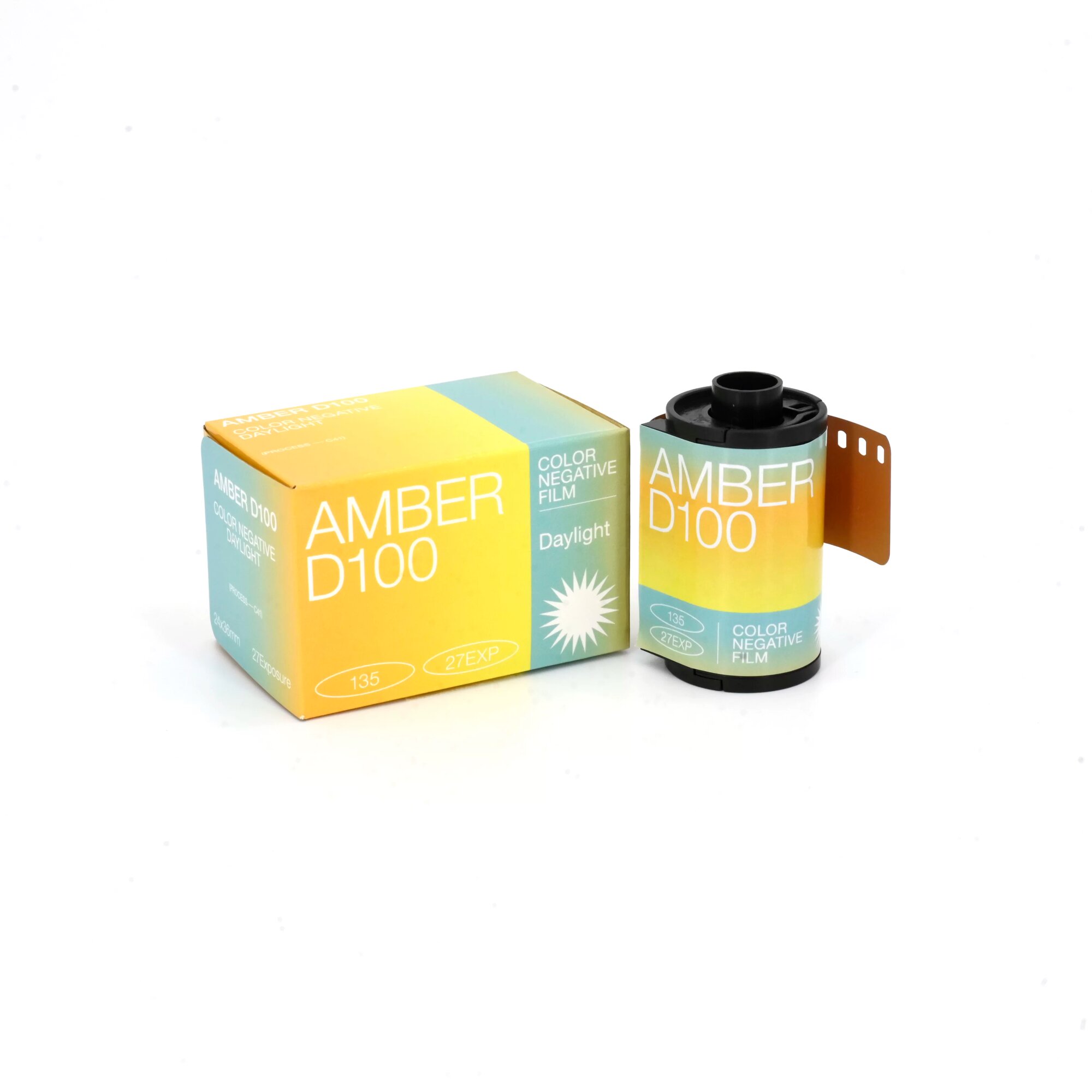 AMBER D100 Daylight 135mm Киносъемочный Рулон Фильма для 35мм Камер, 27 Снимков, Стандартный Кинофильм