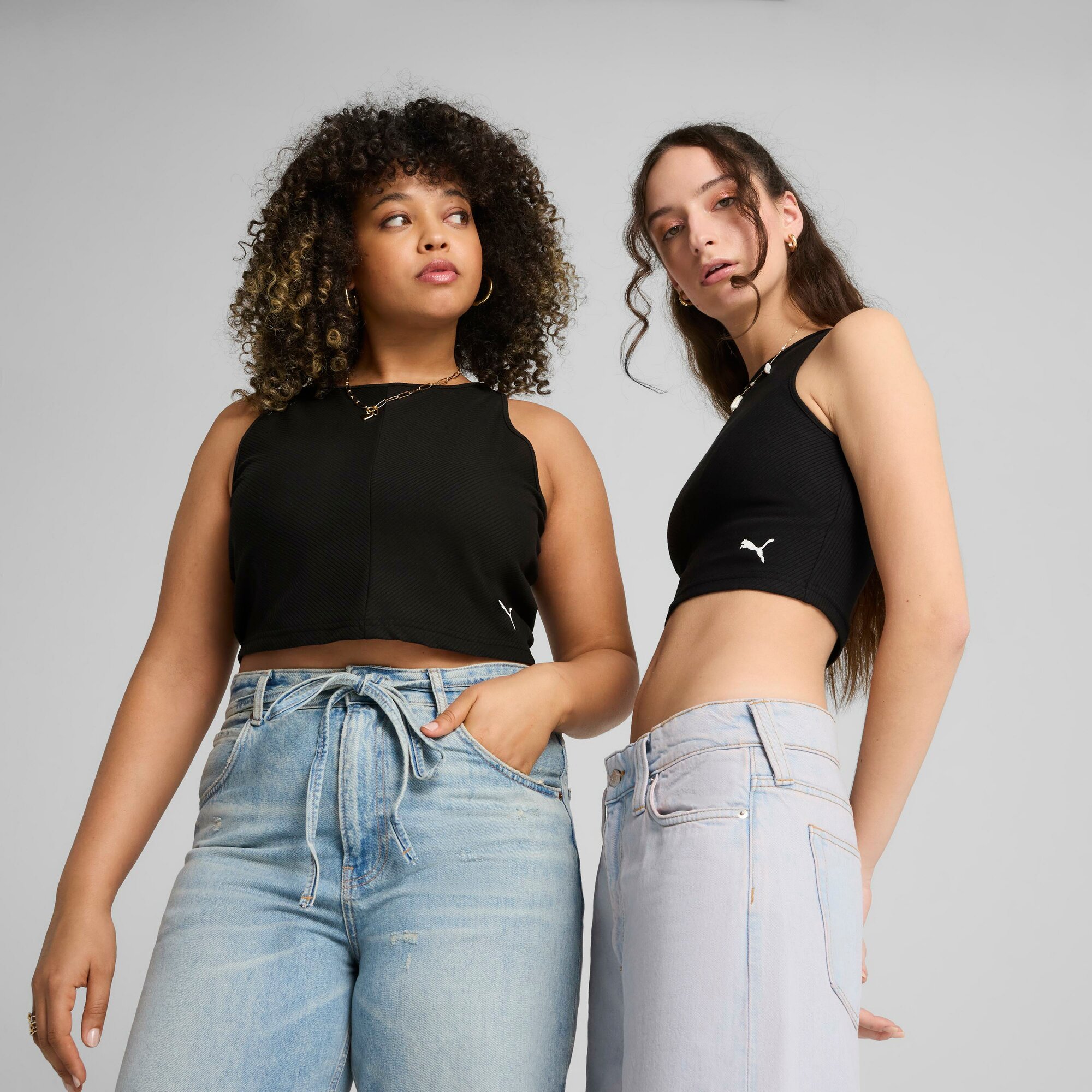 Топ WARDROBE ESS Ribbed Crop Top