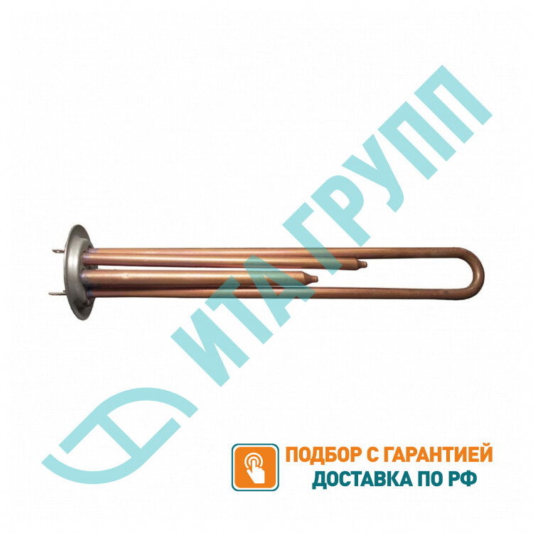 ТЭН 1,3кВт (1300Вт) RF для водонагревателя Thermex, Garanterm RZB, IF, ID, под анод М4, 20257