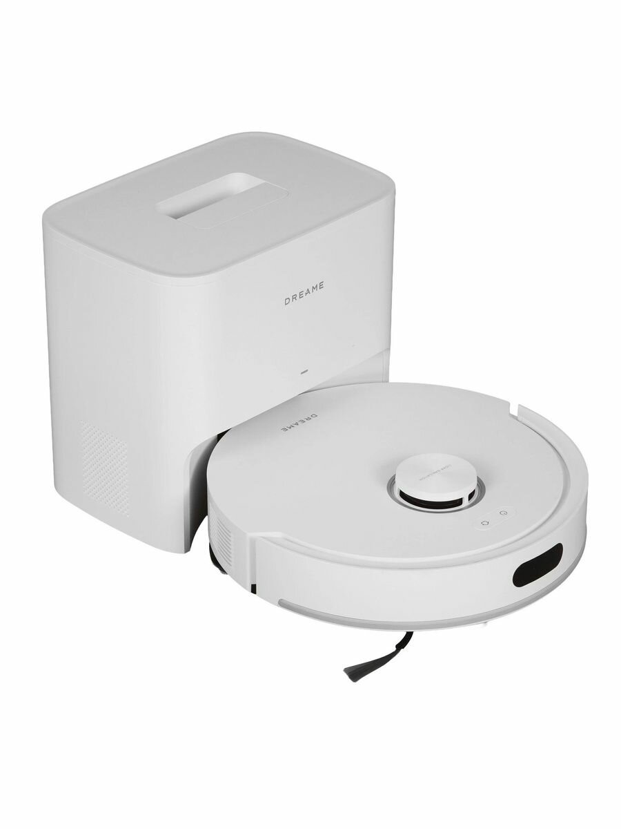 Робот-пылесос Dreame F21 Plus White, с влажной уборкой, станцией самоочистки