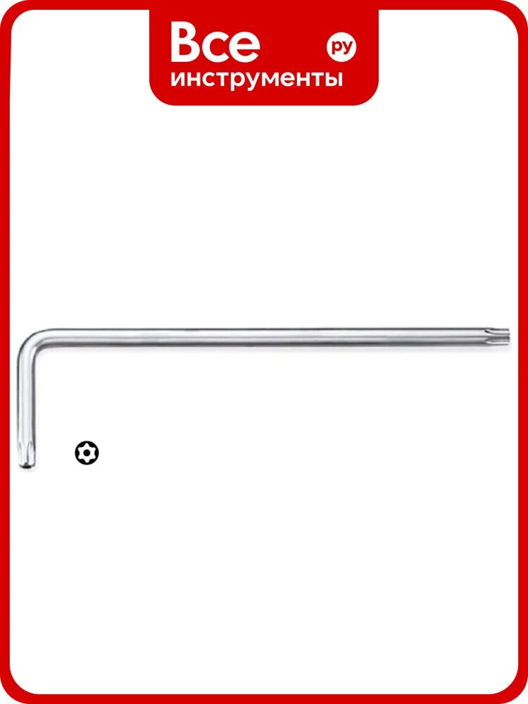Ключ TOPTUL Г-образный, TORX T50 экстрадлинный, с отверстием, L=226 мм AIBE5023