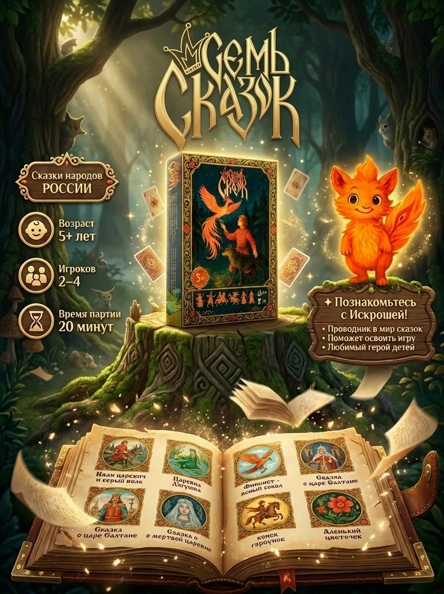 Настольная Игра "Семь Сказок"