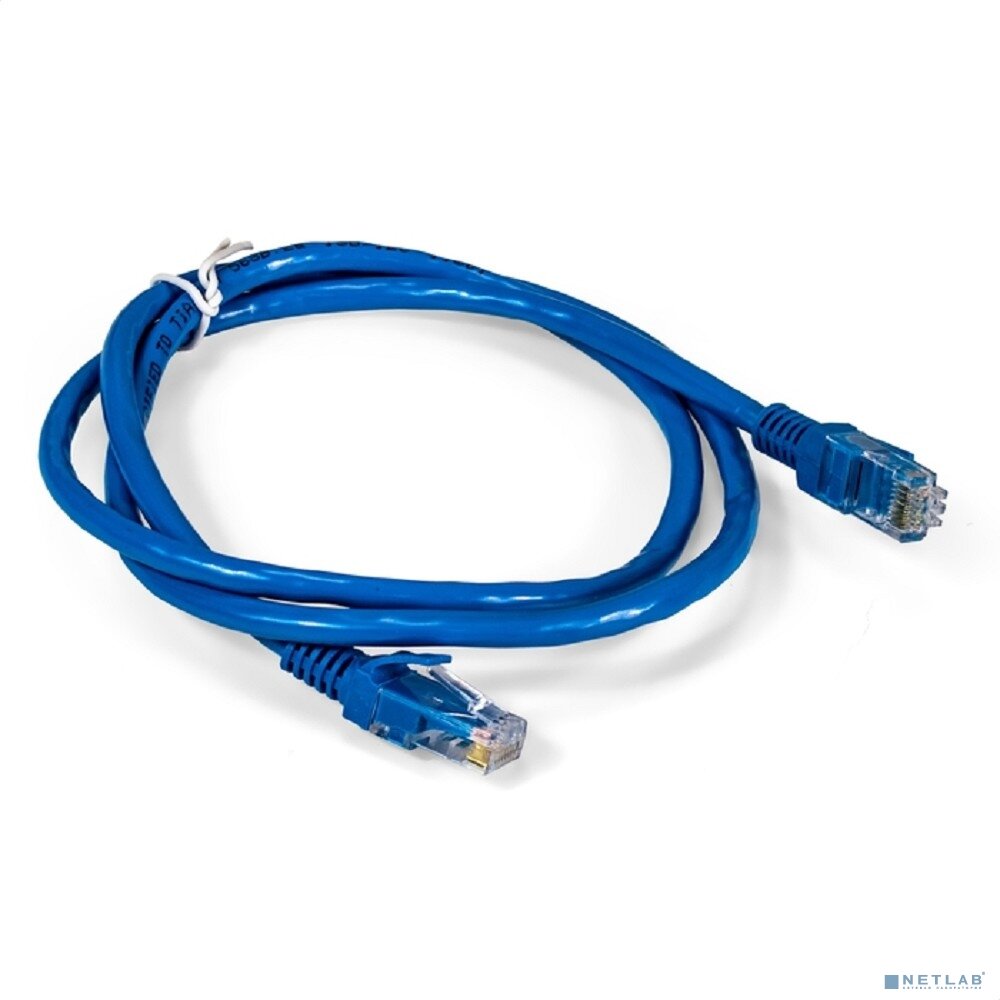 Exegate EX297190RUS Патч-корд UTP-RJ45-RJ45-C6-1M-BL, UTP, cat.6, 1м, синий